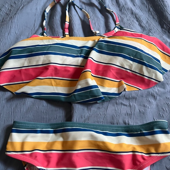 shekini | Swim | Shekini Girls Floral Printing Bathing Suits Ruffle ...